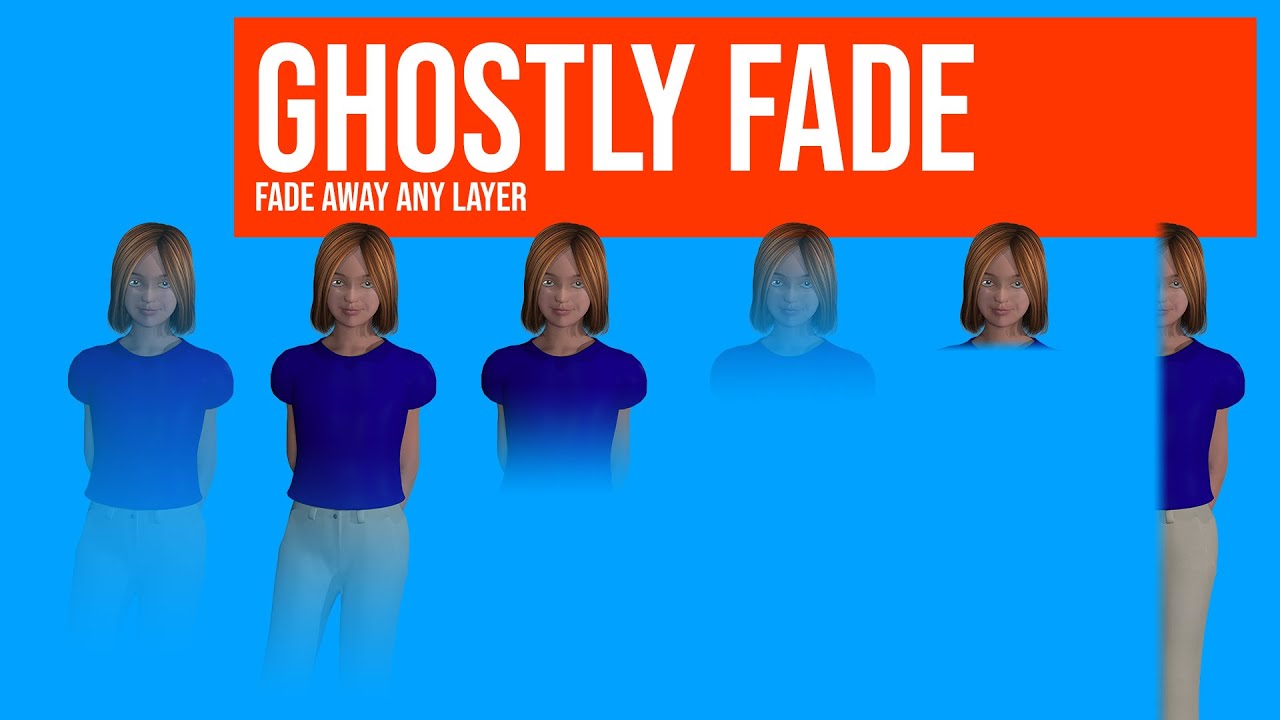 Photoshop Tutorial : Fade Layers BASIC GUIDE How To | Ghostly Fade ...