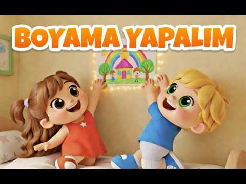 Tahin ve Pekmez - Boyama Yapalım  Eğlenceli Çocuk Şarkısı,  Renkleri Öğreniyorum