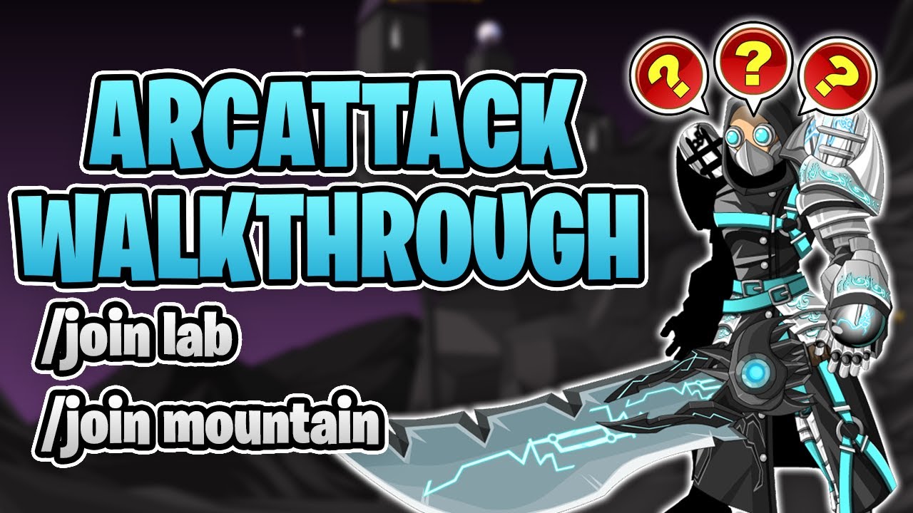 ArcAttack Quest Walkthrough /join lab - AQW - YouTube