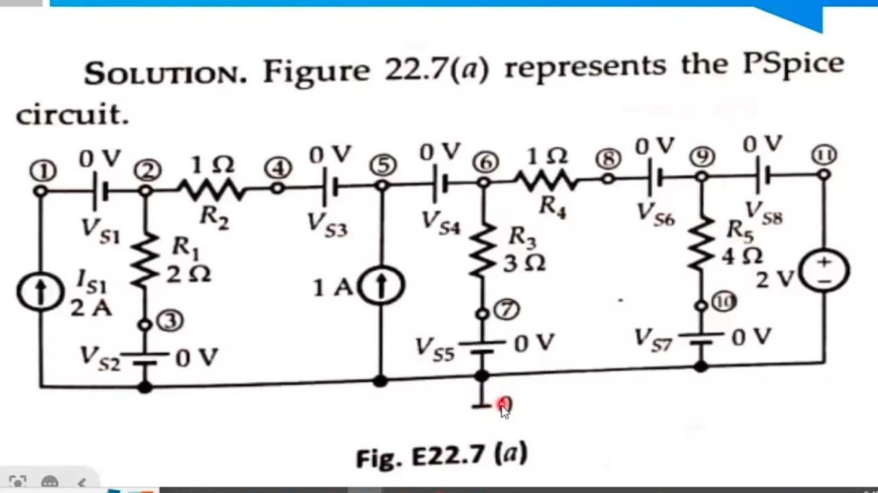 Electrical Circuits solution by -PSPICE Program - YouTube