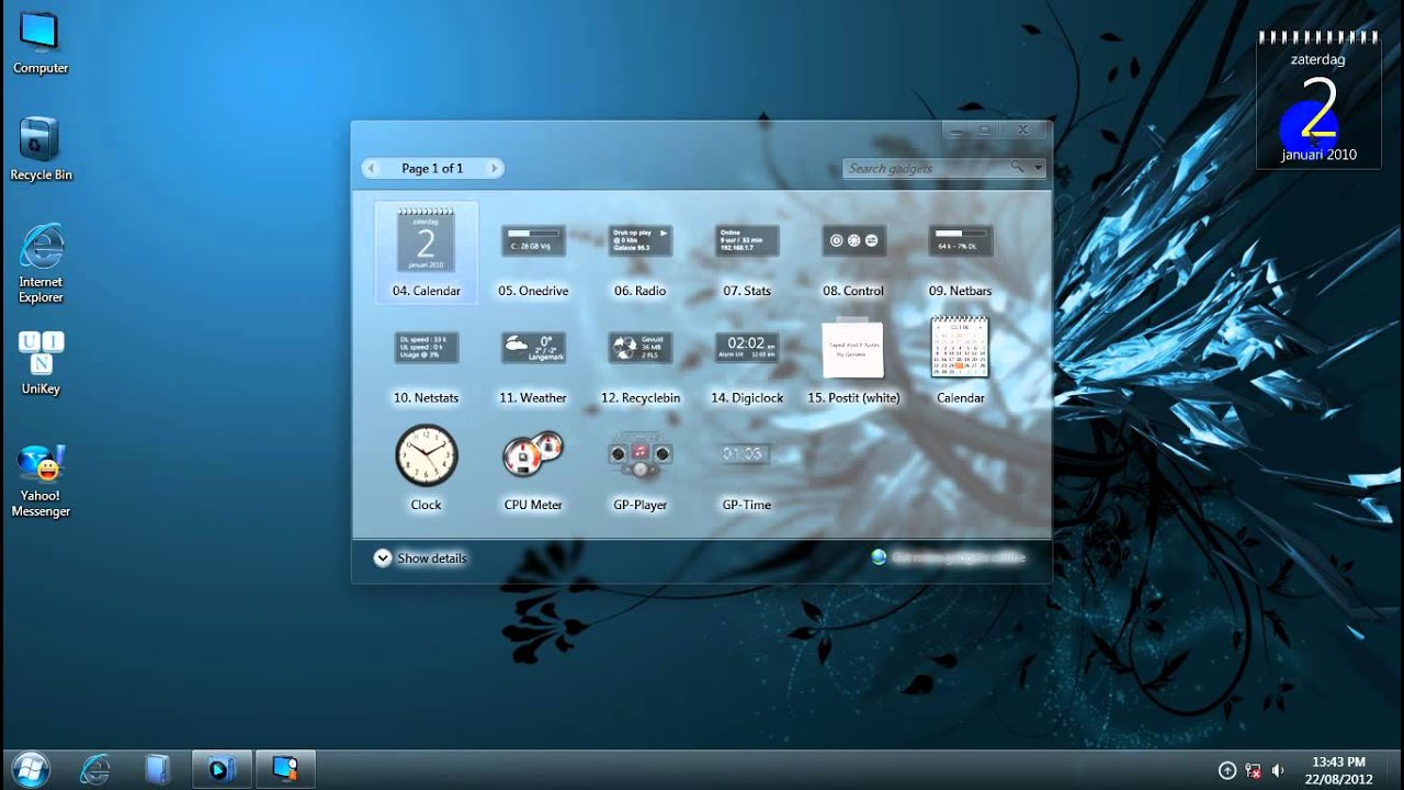 Ghost Windows 7 Autumn Final by Khatmau_sr - YouTube