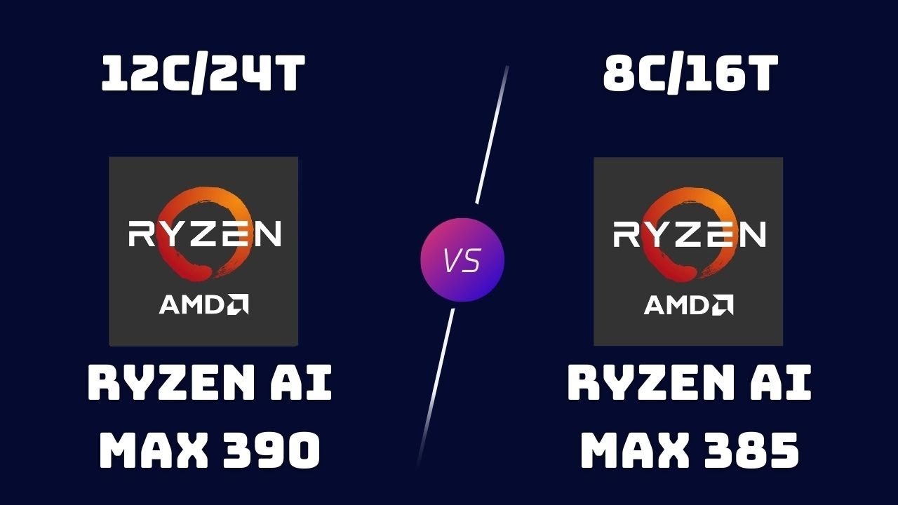 Ryzen AI Max 390 vs Ryzen AI Max 385 – Which Laptop CPU Wins? - YouTube