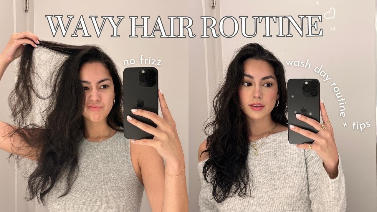 your hair doesn't suck, you just have wavy hair *WAVY HAIR ROUTINE ...