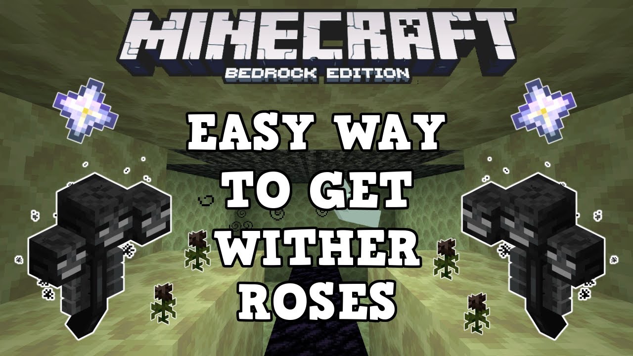 Easiest Way To Kill The Wither And Get Wither Roses On Minecraft easiest-way-to-kill-the-wither-and-get-wither-roses-on-minecraft