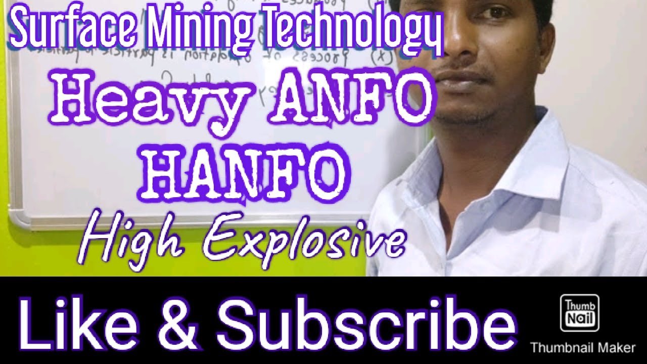 Heavy ANFO, High Explosive - YouTube
