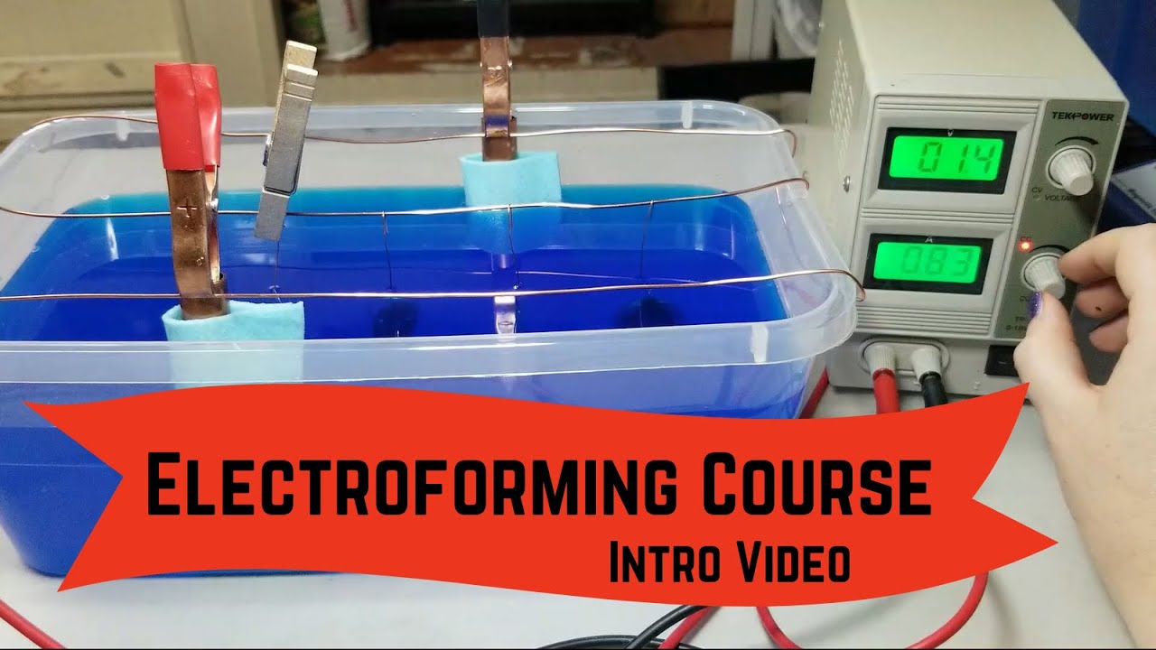 Electroforming Course Intro - 6 Step Class on How to Copper Electroform ...