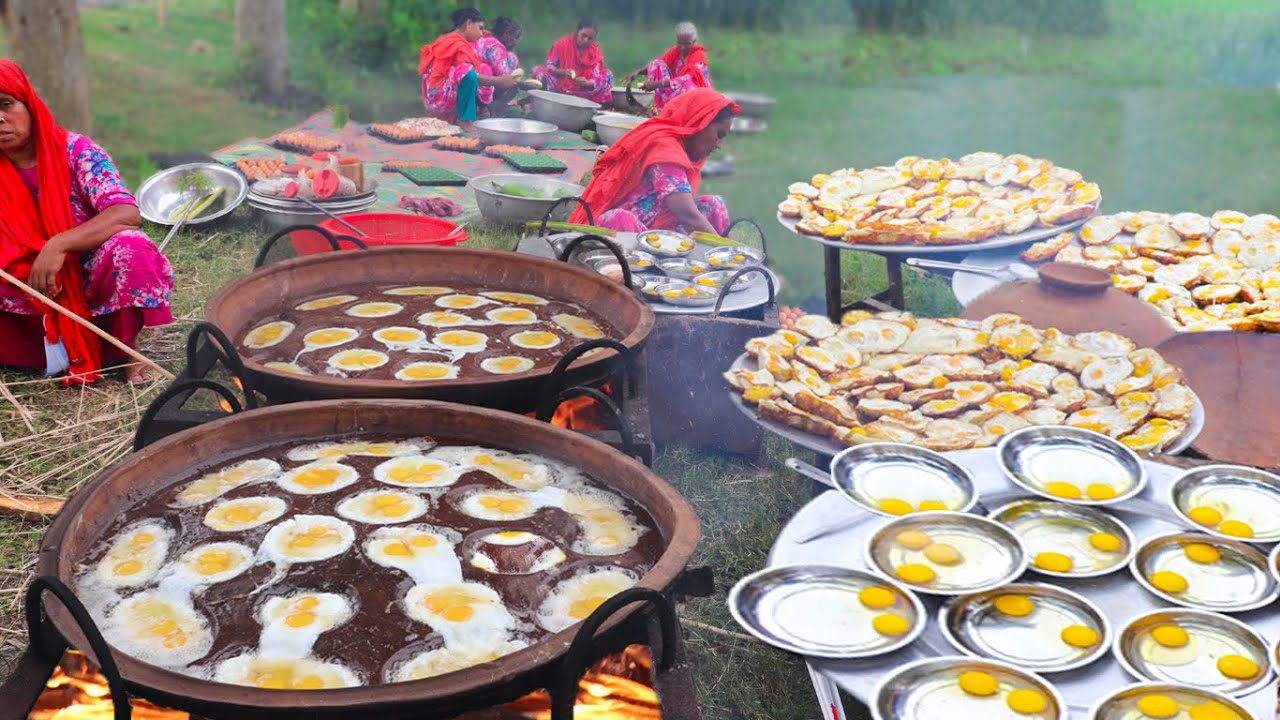 New Egg Omelette Idea - Egg Pouch In Pottery Pot - Traditional Cake ...