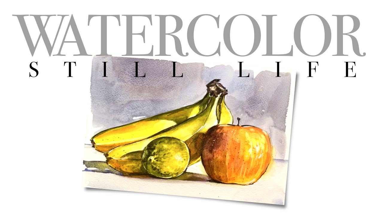 Mastering a Beginner Watercolor Still-life Tutorial - YouTube