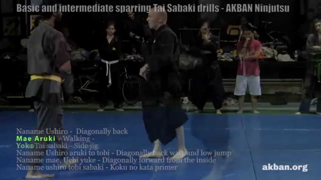 How to do the combat Ninjutsu Tai Sabaki drills for sparring - AKBAN ...