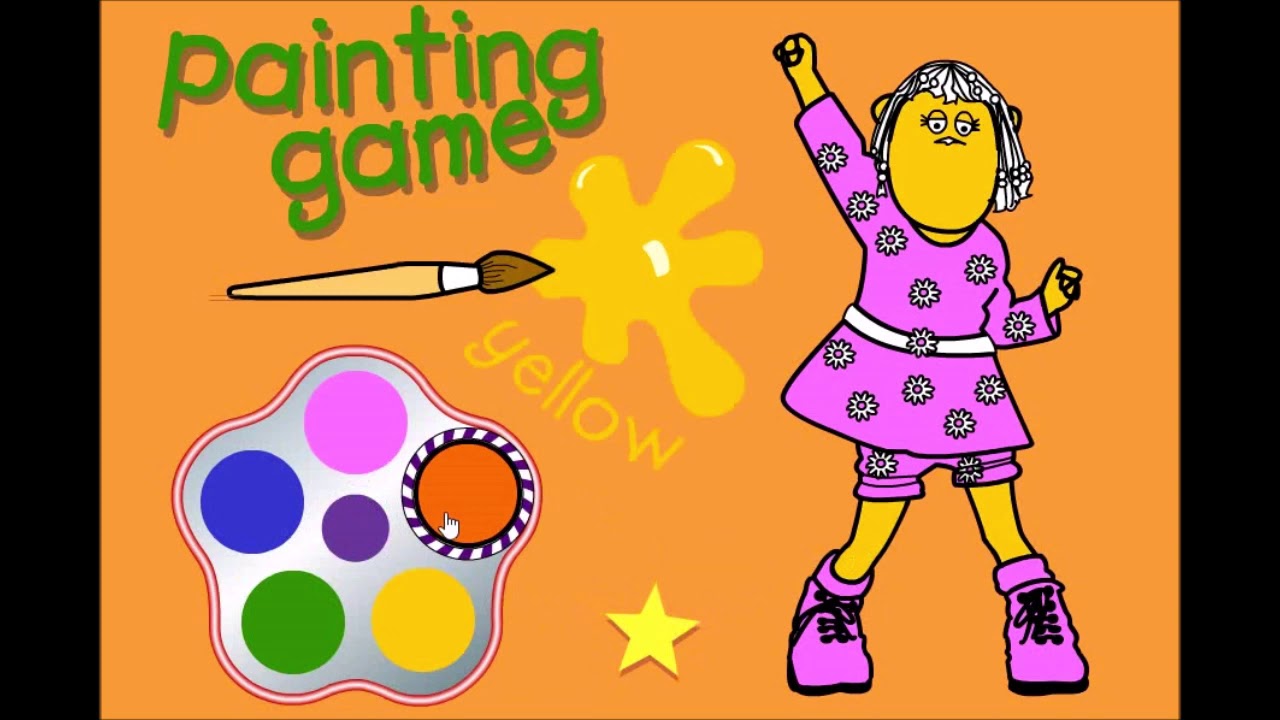 Tweenies Painting Flash Game (Jake is missing) - YouTube