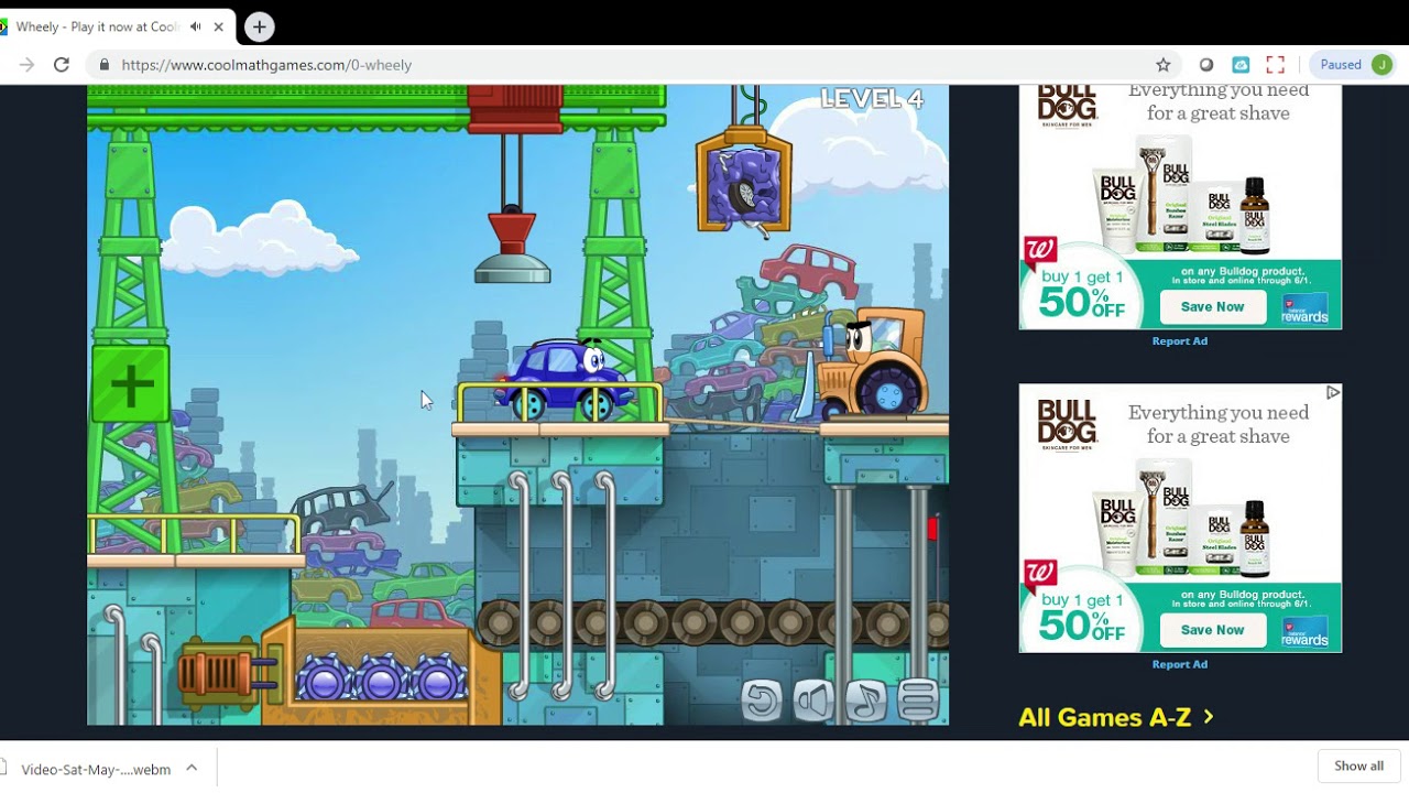 Wheely 1;Level 4 - YouTube