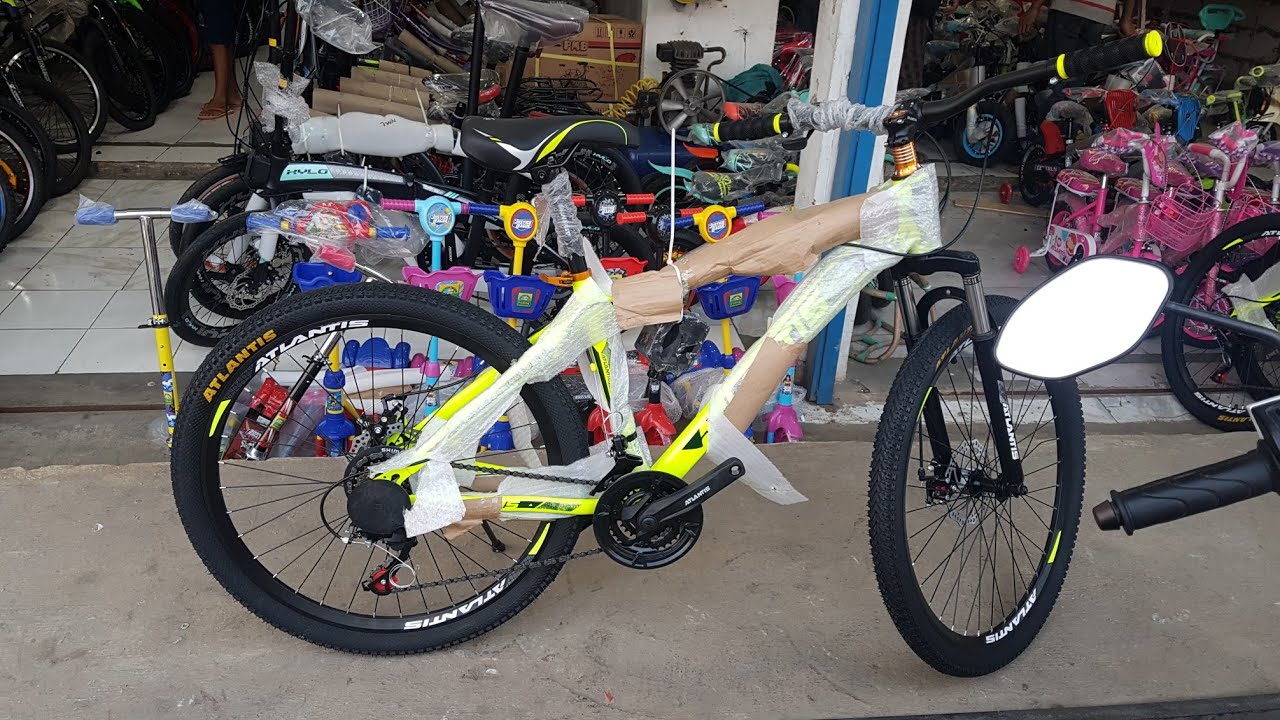 SEPEDA MTB ATLANTIS KUALITAS BAGUS HARGA MURAH REVIEW | SEPEDA GUNUNG ...