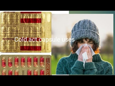 Coldact capsule uses in telugu |best tablet for cold - YouTube