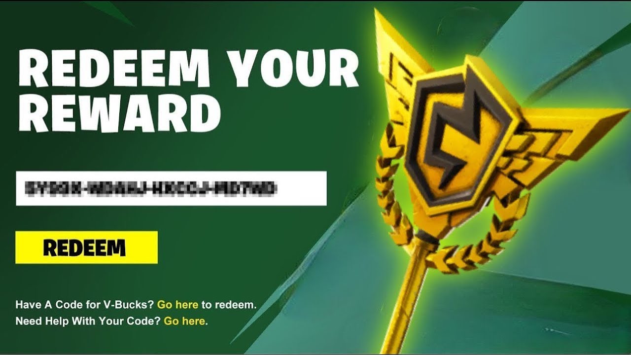 BE QUICKLY!! FORTNITE FNCS PICKAXE CODE 2025 how to get free FNCS ...