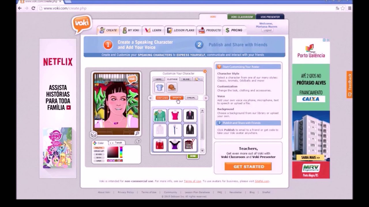 Tutorial da ferramenta online Voki - YouTube