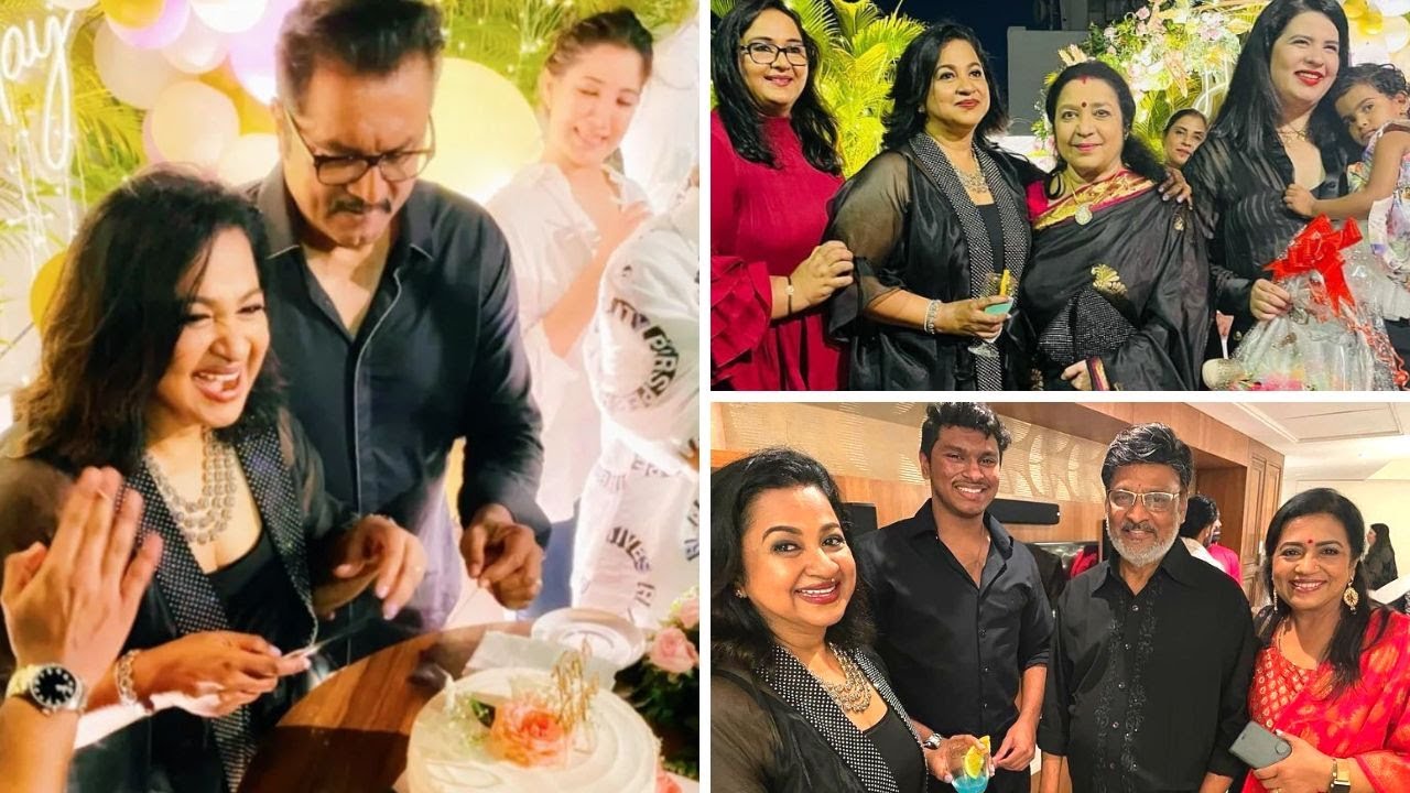 Actress Radhika Dancing at 60th Birthday Party with Daughter and ...