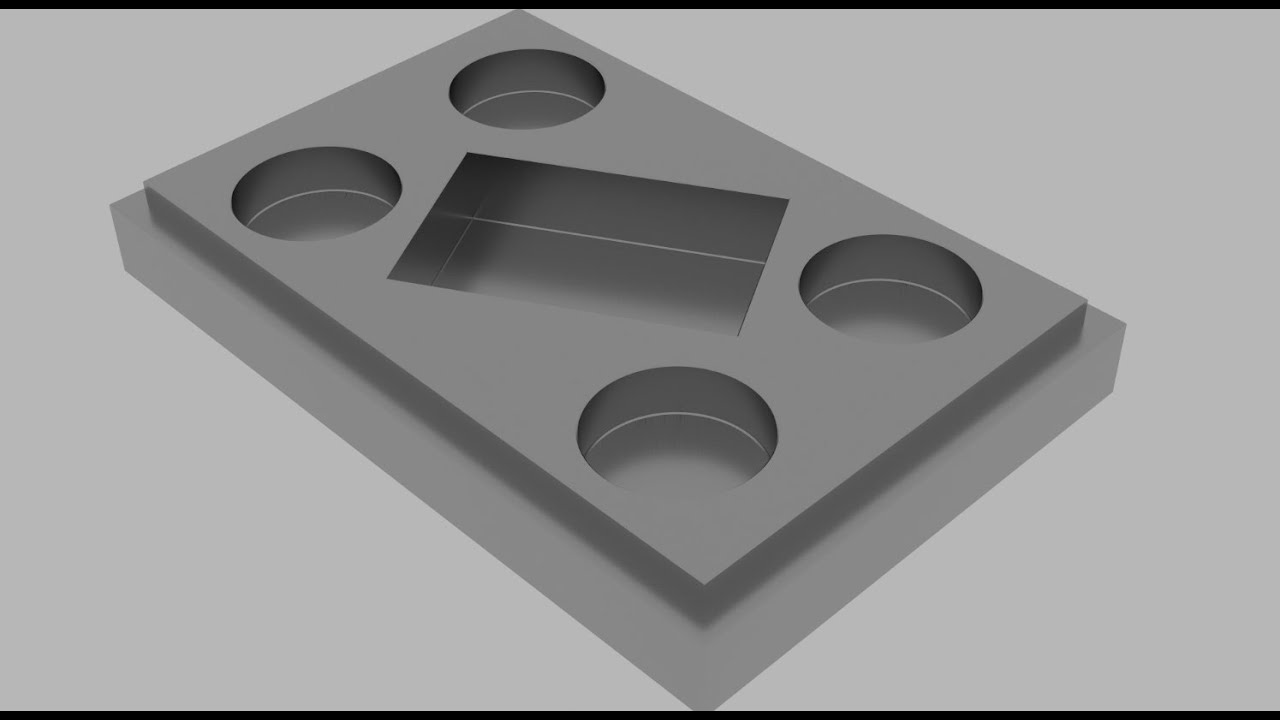 Creating a Simple Mold in FreeCAD - YouTube