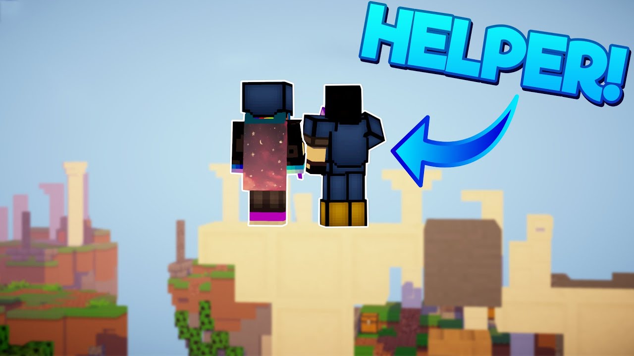 Playing Hypixel With An ELITE HELPER - YouTube
