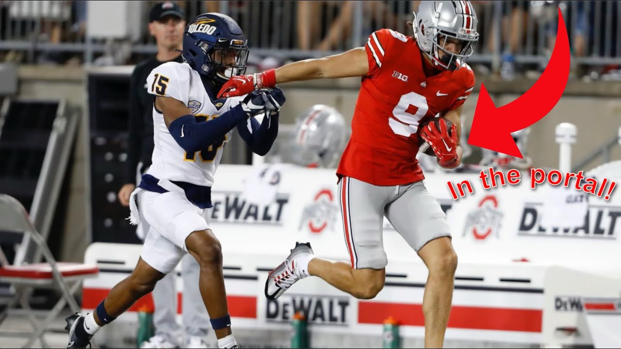 Jayden Ballard Ohio State Career highlights | Transfer WR from Ohio ...