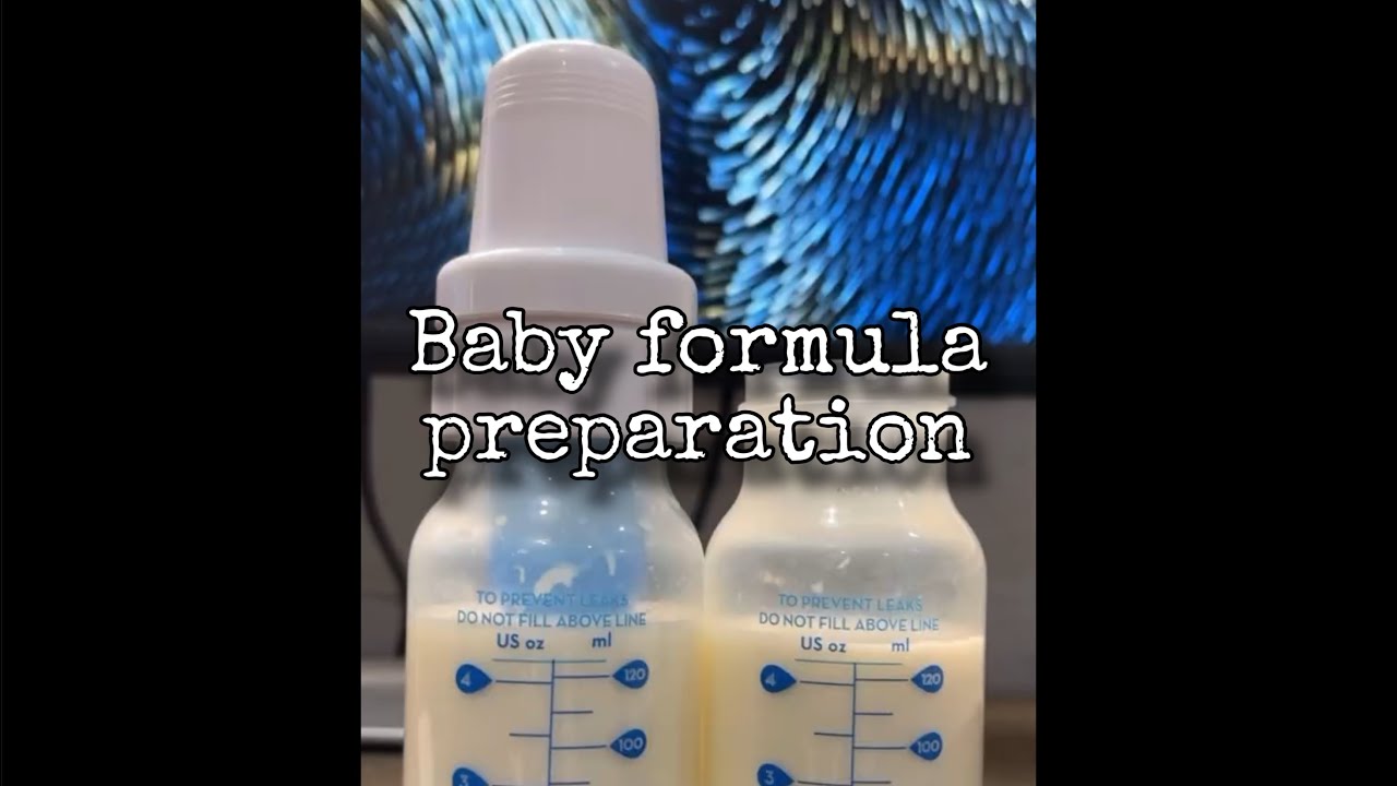 Baby Formula Preparation - YouTube