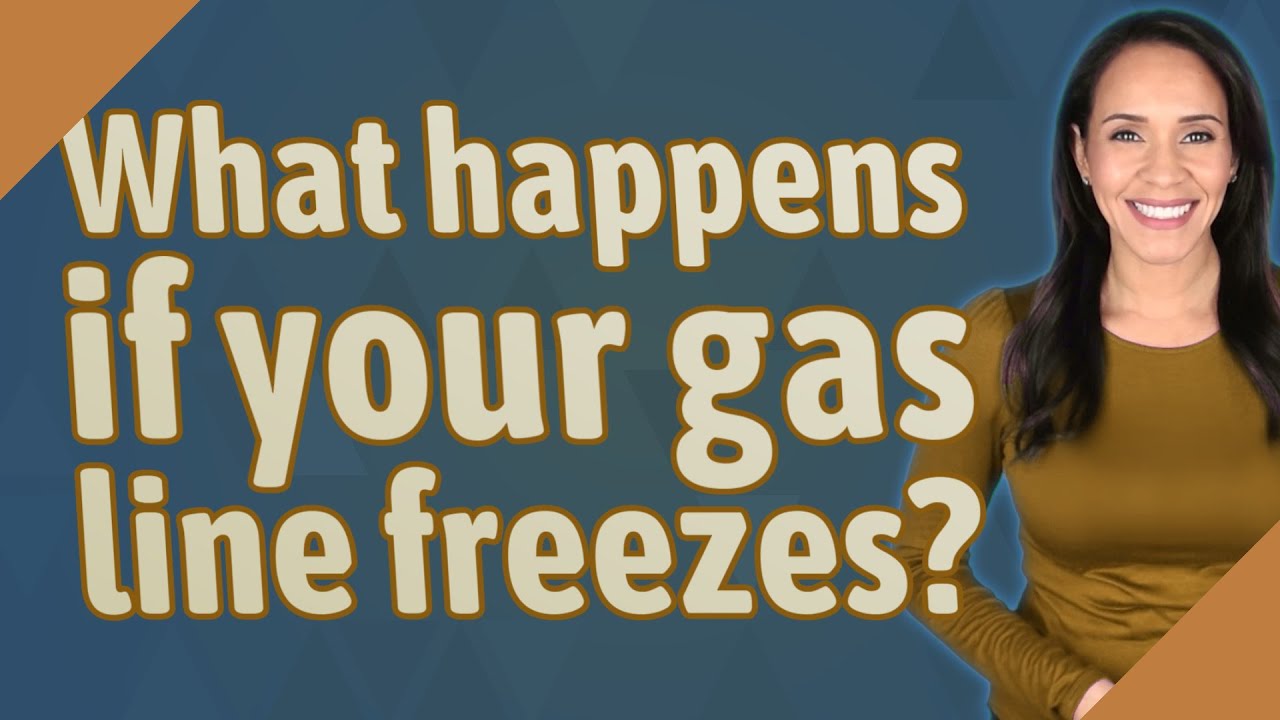 What happens if your gas line freezes? - YouTube