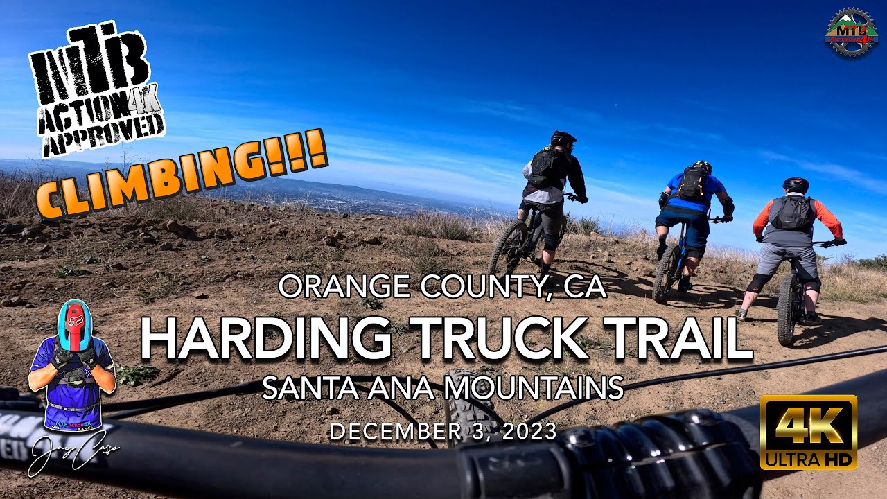 MTB Riding Harding Truck Trail | Climb | Santa Ana Mountains, CA ...