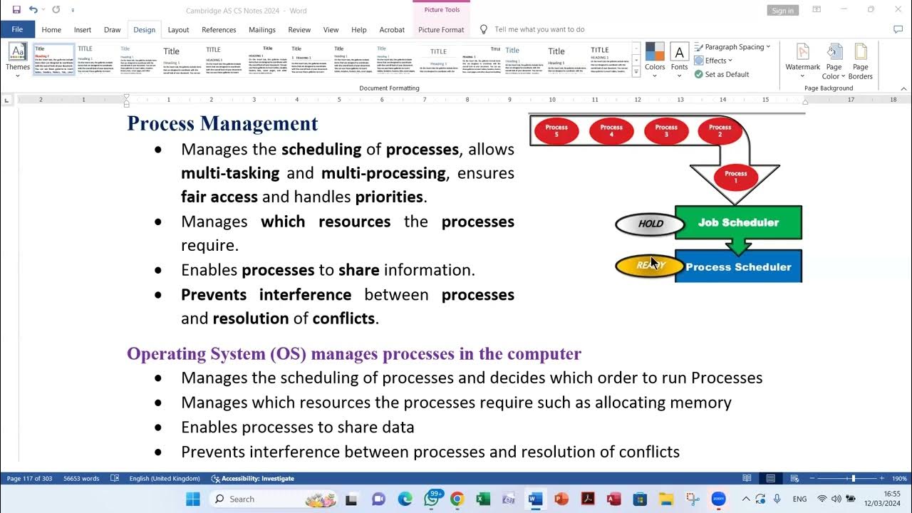 Cambridge AS Computer Science in English Chapter 5 System Software Part 1 Operating System - YouTube