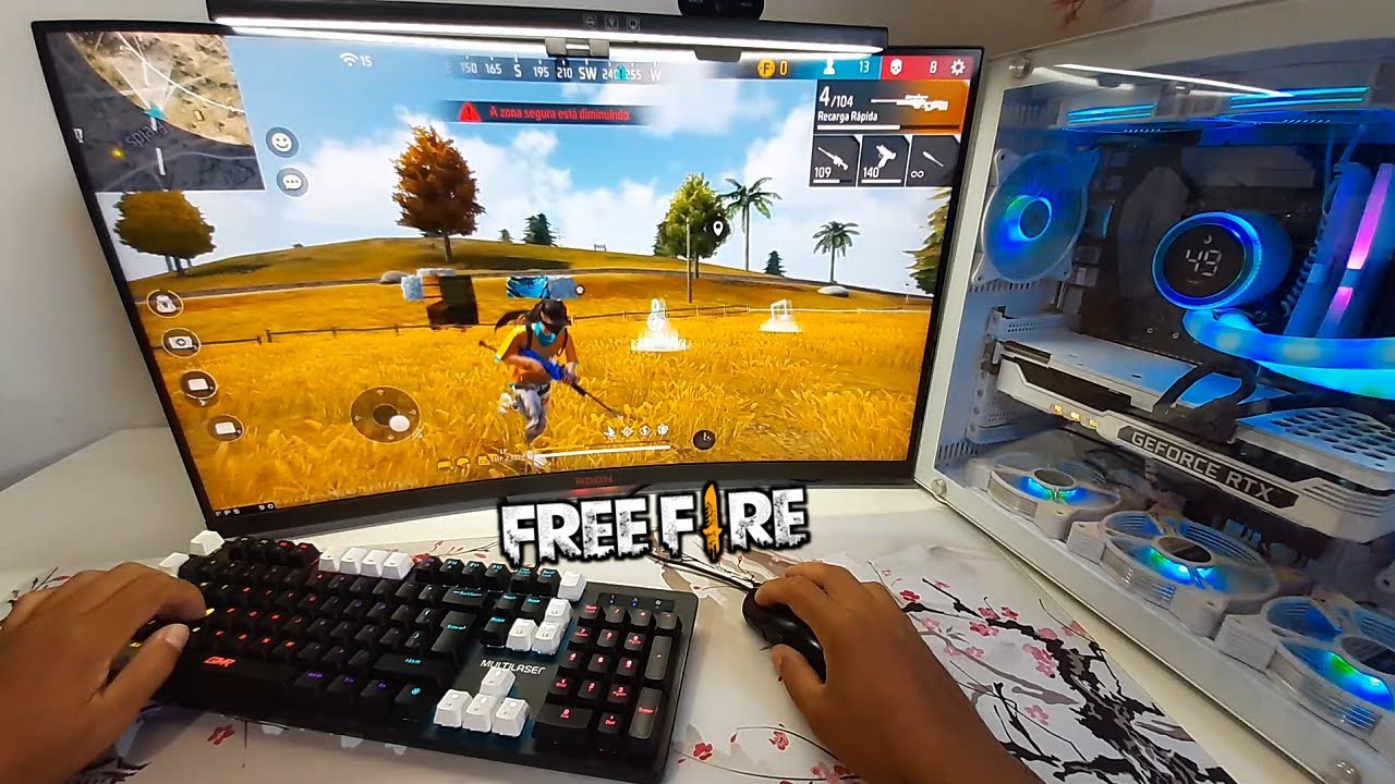 FREE FIRE NA VISÃO DE UM PC DUAS AWM (POV) Handcam 🤩 - YouTube