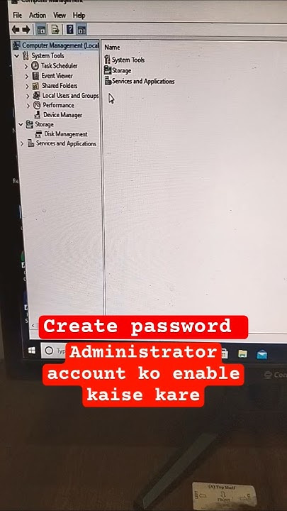 # Enable Administrator Account and generate password in windows 10,11 ...