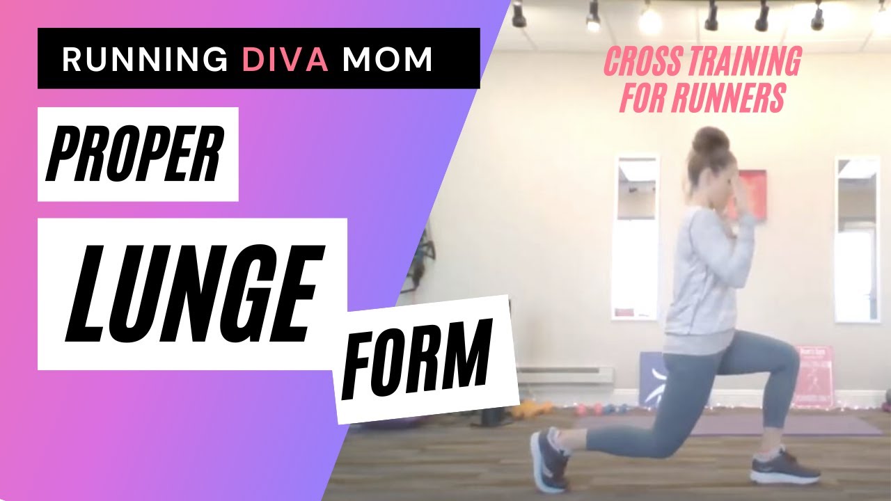 PROPER LUNGE FORM & Lunges with a Twist | Great BALANCE for RUNNERS no ...