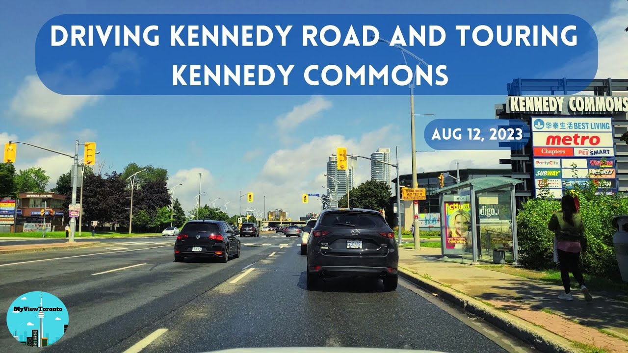 Driving Kennedy Road and touring Kennedy Commons – Aug 12, 2023 - YouTube