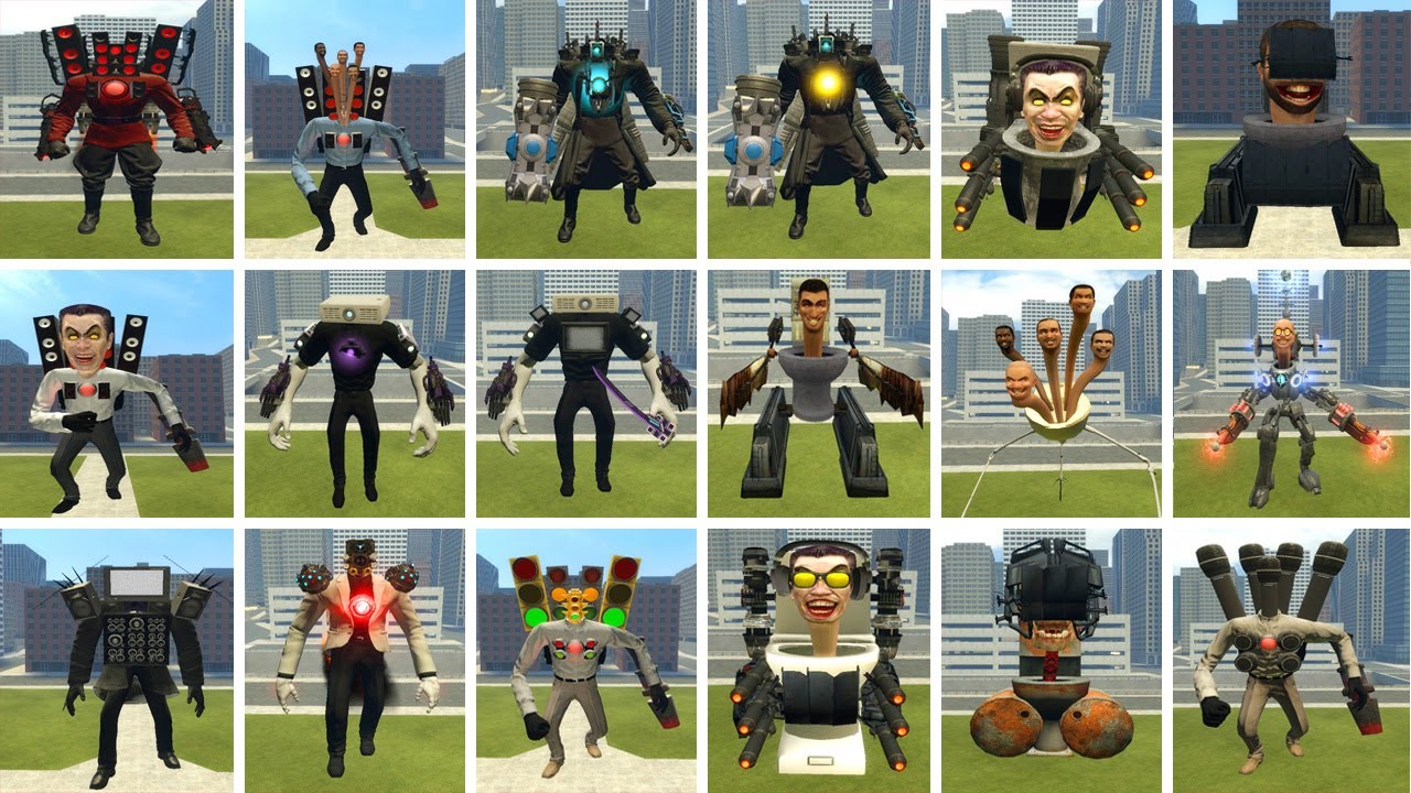 NEW TITAN PC MAN VS UPGRADED GMAN MK3 TITAN SPEAKERMAN SKIBIDI TOILET ...