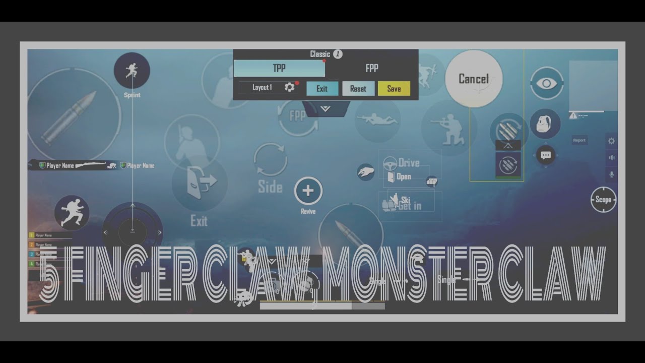 5 finger claw pubg mobile android | claw pubg mobile setup | best claw ...