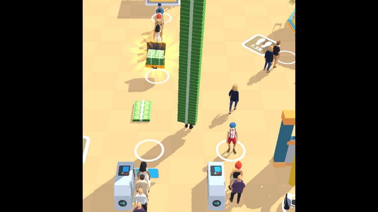 bus arrival game _ bus game #bus #busarrival man walking game - YouTube