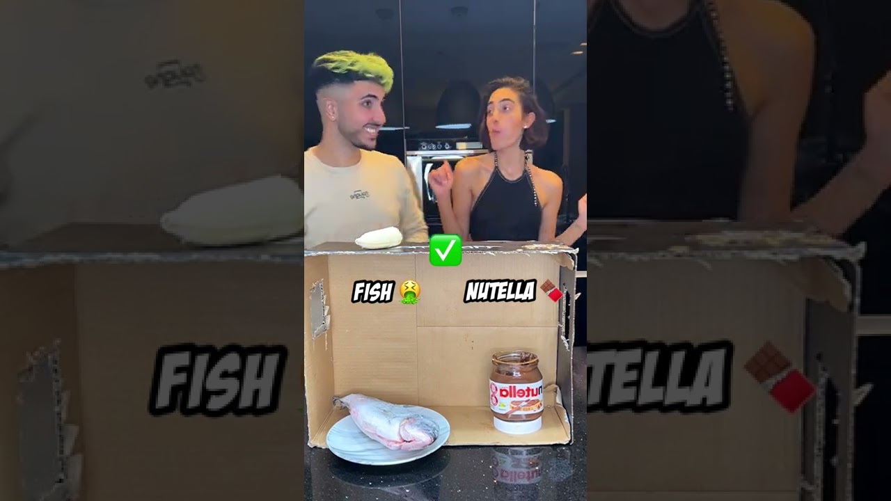 Fish vs Nutella?? 🤯 WILD Taste Challenge! 🤮 #shorts - YouTube