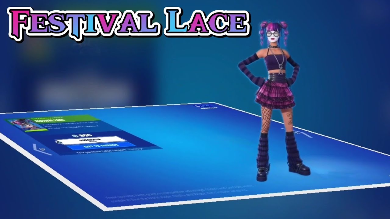 Festival Lace Outfit - Fortnite - YouTube