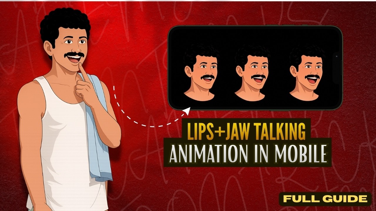 PC जैसा Jaw Talking Animation Mobile में |Talking Animation Tutorial ...