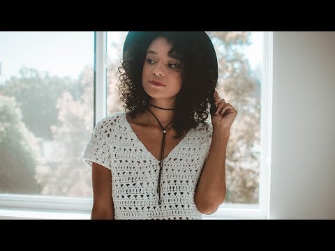 Crochet Top Down Blouse