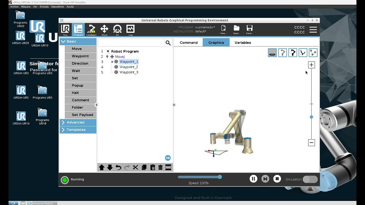 Programa de Cobot Simulador - YouTube