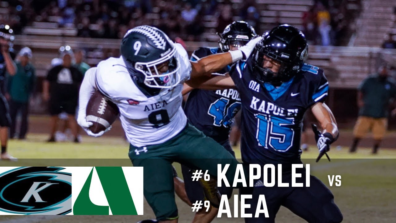 Kapolei vs Aiea THRILLING | Hawaii Football 2022 - YouTube