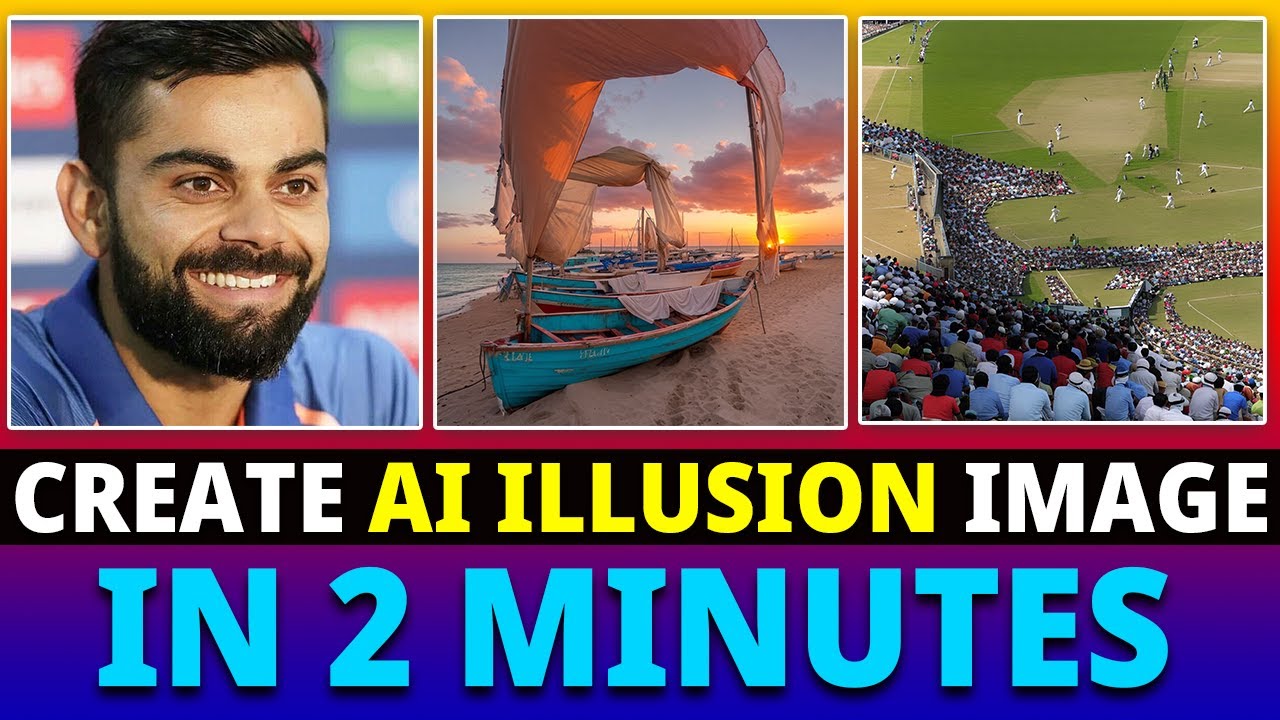 Create Viral Ai illusion Photo Art in One Click🔥🔥 | illusion Diffusion ...