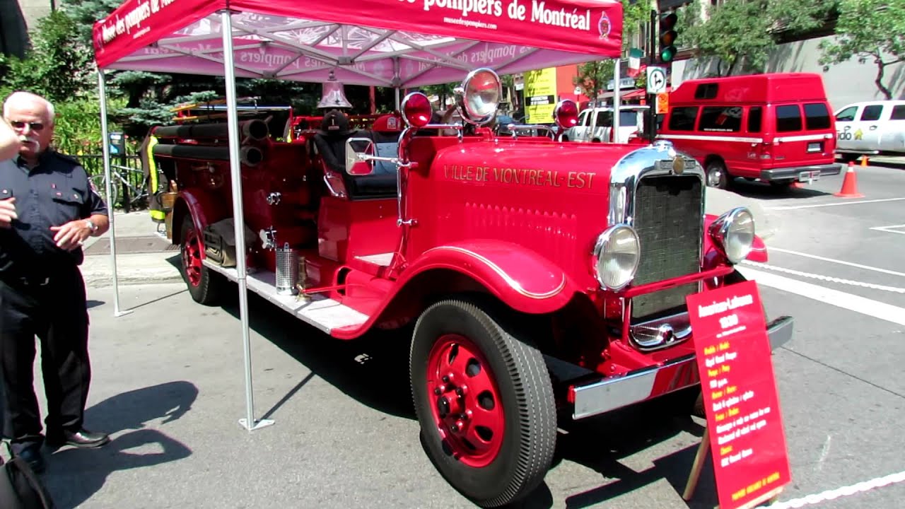 1930 American LaFrance Fire Truck - Model Royal Guard Pumper - Montreal ...