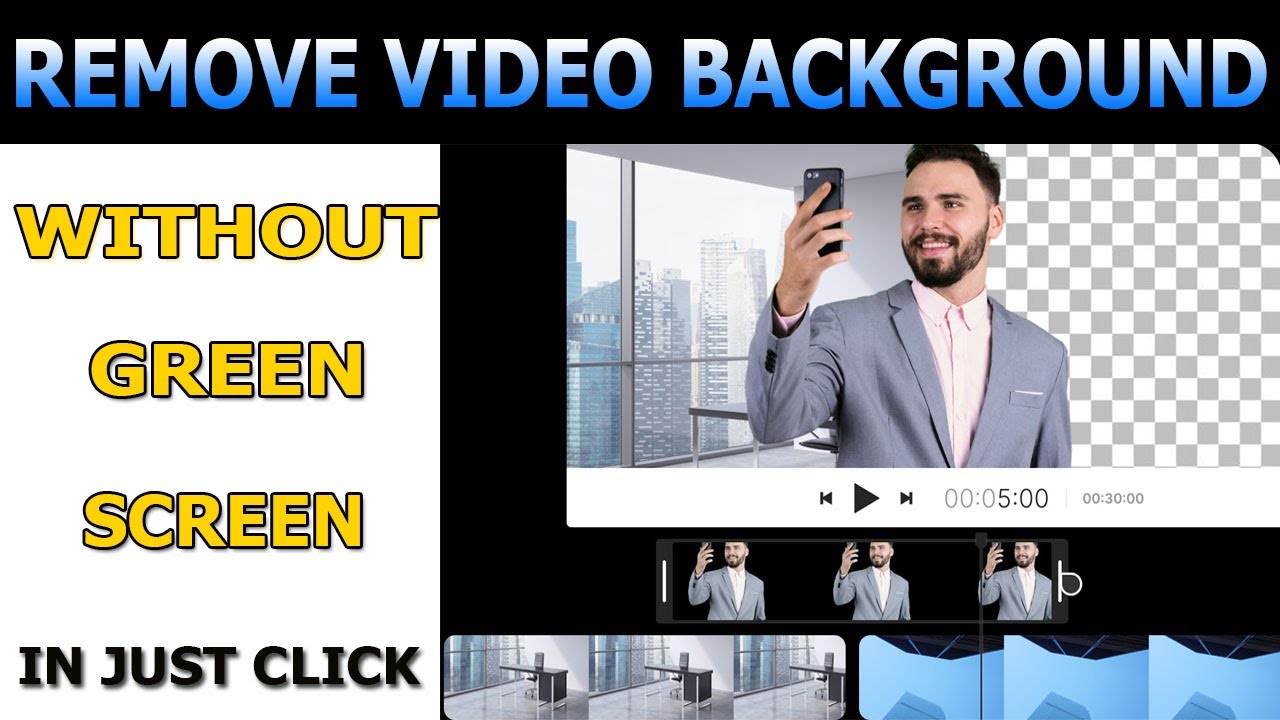 How to change video background without green screen | video background ...