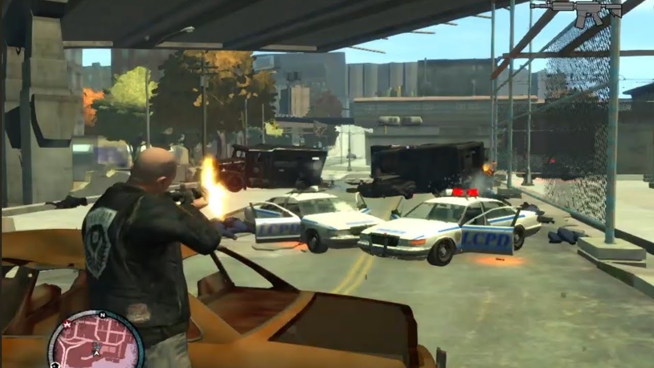 GTA 4 TLaD: LCPD Vs. Johnny (720p) Chase Point (Bohan, Liberty City ...