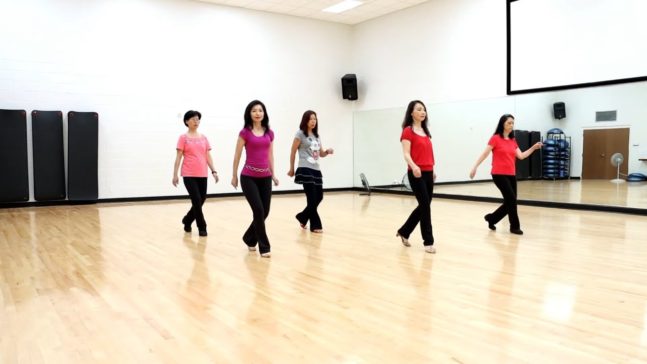 One More Try - Line Dance (Dance & Teach in English & 中文) - YouTube
