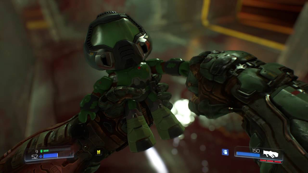 DOOM guy fist bump - YouTube