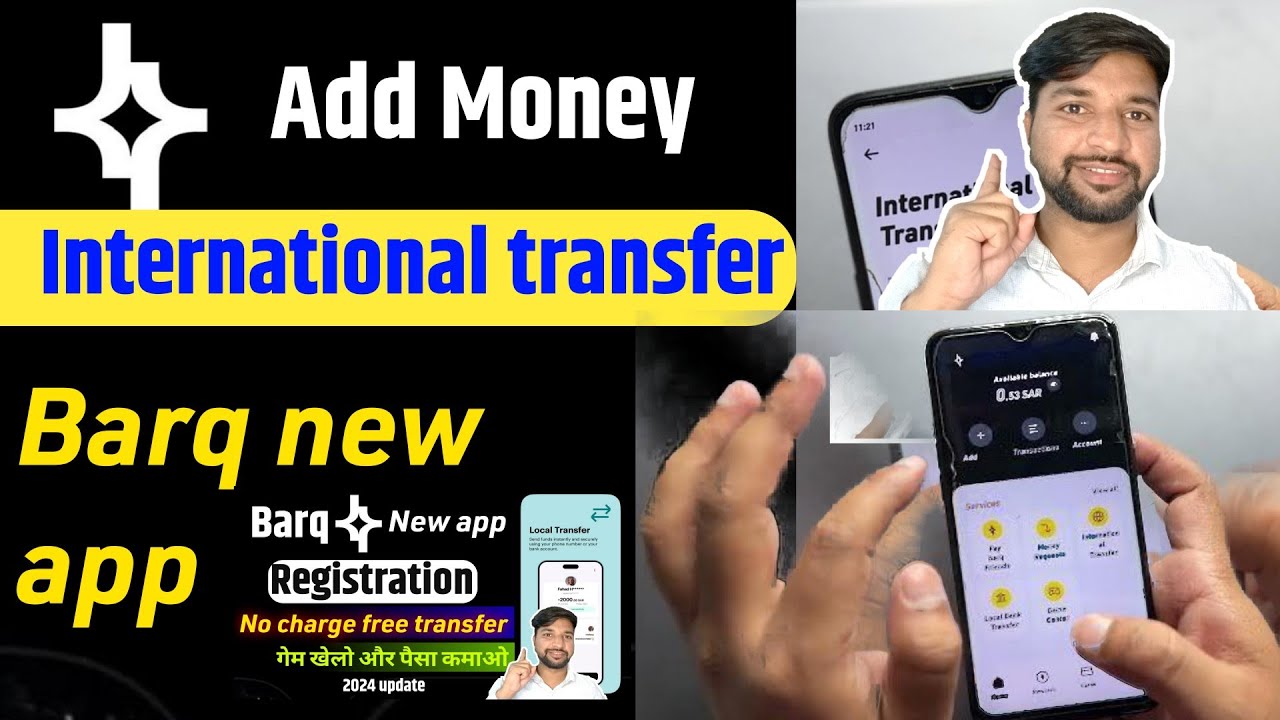 How to add money in barq app | Barq money transfer app | Earn money ...