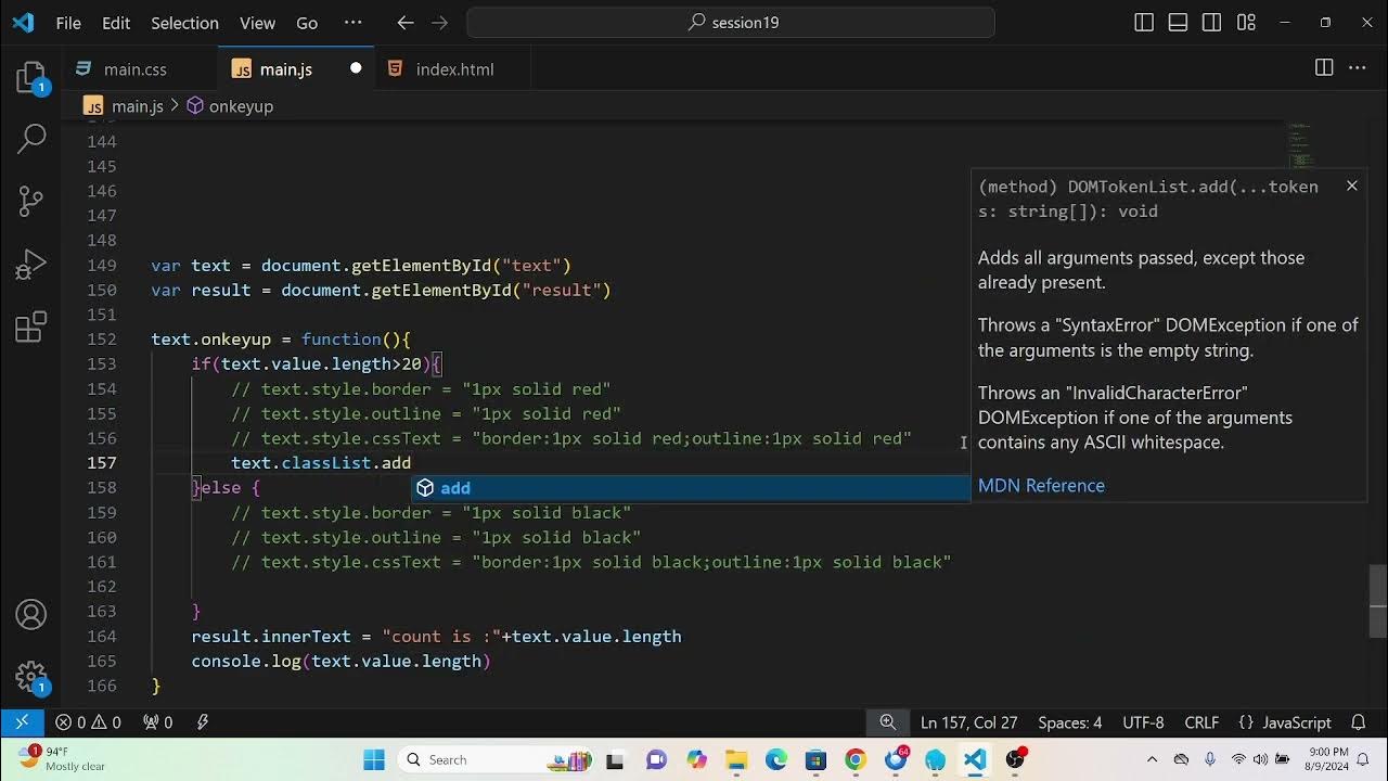 front end course session 13 part 10 - YouTube