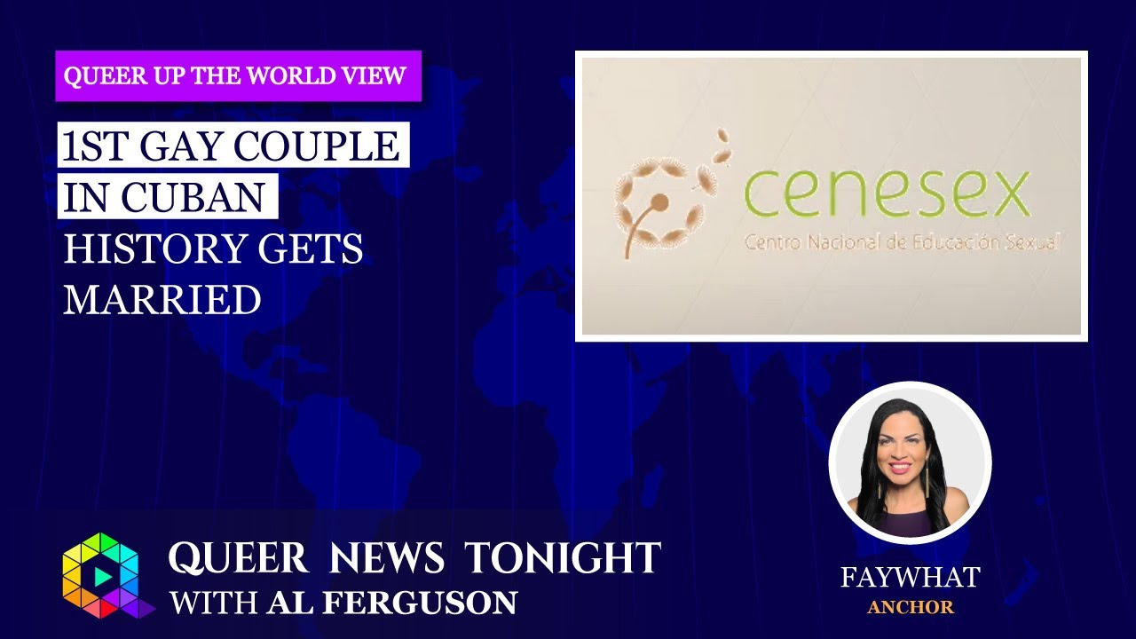 1st Gay Couple In Cuban History Gets Married - YouTube