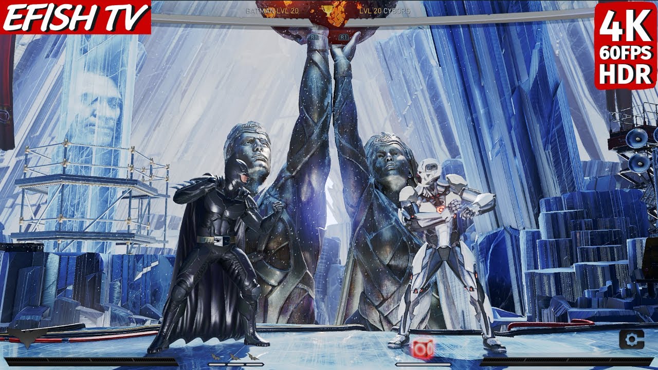 Batman vs Cyborg (Hardest AI) - Injustice 2 - YouTube